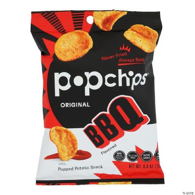 Popchips Potato Chip - Barbeque - Case of 24 - 0.8 oz. | Oriental Trading