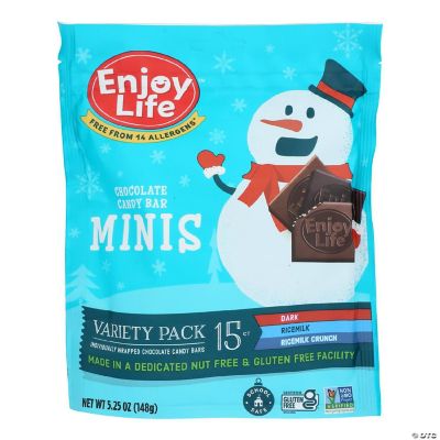 Enjoy Life - Bar Chocolate Variety Winter - Case of 6-5.25 OZ