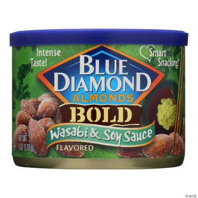 Blue Diamond Bold Wasabi & Soy Almonds - Case of 12 - 6 OZ | Oriental ...