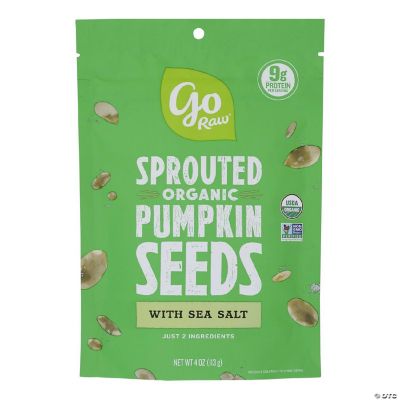 Go Raw - Snack Seed Pumpkin Sprtd - Case of 10 - 4 OZ