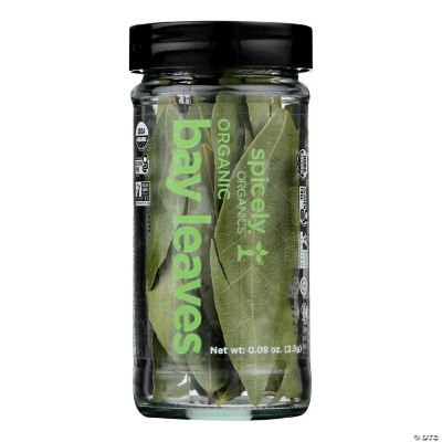 Spicely Organics - Organic Bay Leaves - Case of 3 - 0.09 oz.