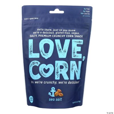Love Corn - DisplayRst Corn Sea Salt - Case of 48-4 OZ