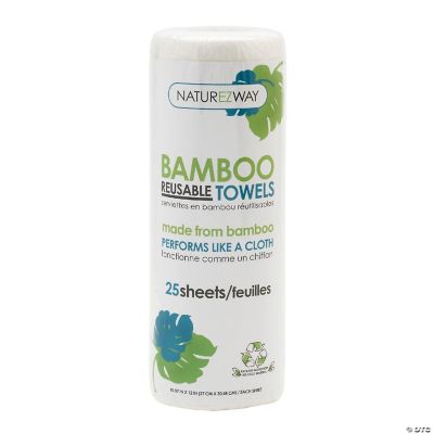 Naturezway - Towels Bamboo Pfrtd 25ct - Case of 12 - 1 CT
