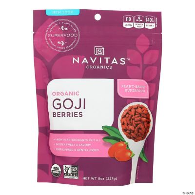 Navitas Naturals Goji Berries - Organic - Sun-Dried - 8 oz - case of 12 ...