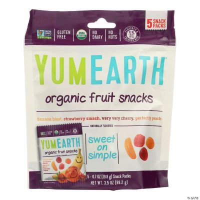 Yumearth Organics Organic - Fruit Snacks - Case of 12 - 0.7 oz ...