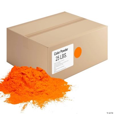 Chameleon Colors Orange Bulk Color Powder, 25 Pounds | Oriental Trading
