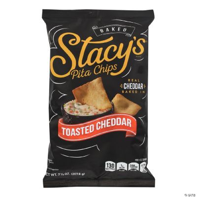 Stacy's Pita Chips - Toasted Cheddar - Case of 12 - 7.33 oz. | Oriental ...