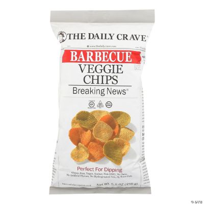 The Daily Crave - Veggie Chips BBQ - Case of 8 - 5.5 OZ