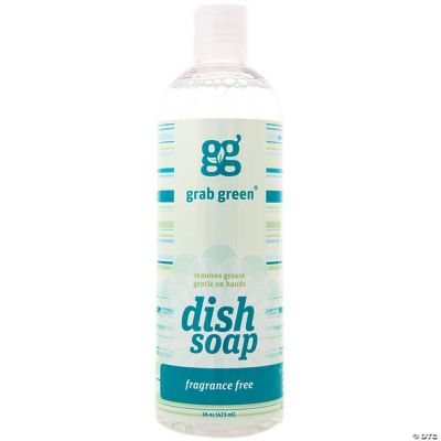 Grab Green - Dish Soap Liquid Frag Free - Case of 6 - 16 FZ