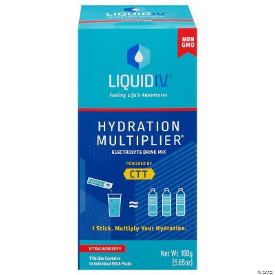 Liquid I.v. - Drink Mx Strawberry 10ct - 1 Each-5.65 OZ | Oriental Trading