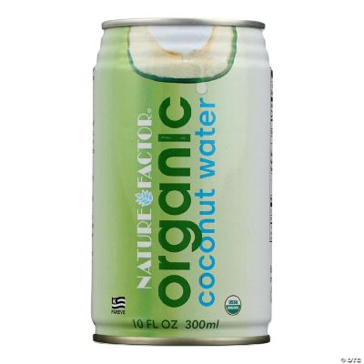 Nature Factor Organic Coconut Water - Case of 12 - 10.1 Fl oz.