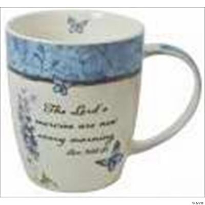 Christian Art Gifts Mug Lords Mercies Are New Every Morning Butterfly ...
