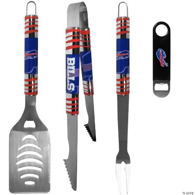 Buffalo Bills 3 pc BBQ Set and Bottle Opener | Oriental Trading
