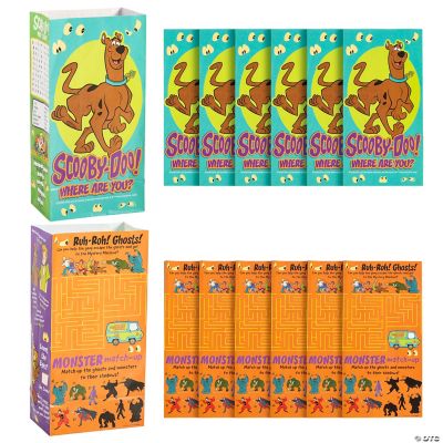 5 1/4" x 10" Scooby-Doo!™ Activity Paper Treat Bags - 12 Pc. | Oriental ...