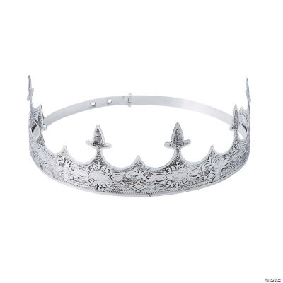 Silver King Metal Crown | Oriental Trading