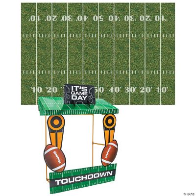 Football Field Tabletop Hut with Frame & Backdrop - 9 Pc. | Oriental ...