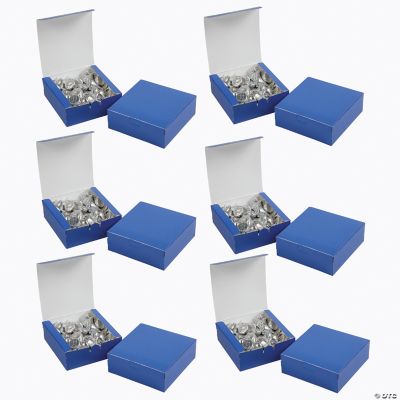 5" x 4 1/2" Bulk 60 Pc. Blue Square Cardstock Party Favor Boxes ...