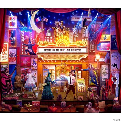 Broadway's Best 1000-Piece Jigsaw Puzzle By Rachid Lotf Toynk Exclusive ...