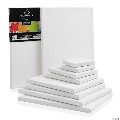 7 Elements Stretched Painting Art Canvas - 4x4", 5x7", 8x10", 9x12 ...