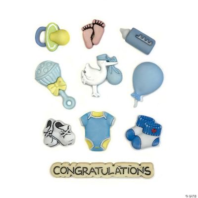 Buttons Galore and More Craft & Sewing Buttons - Baby Boy - 30 Buttons ...
