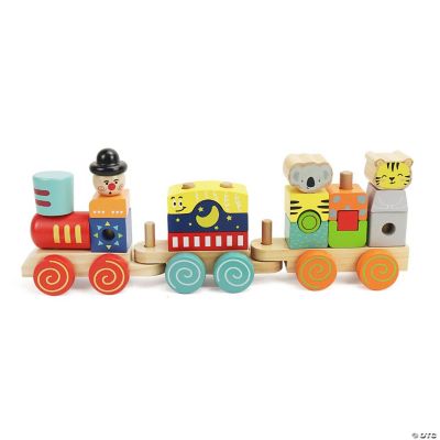 Leo & Friends Block Train Stacking Set | Oriental Trading