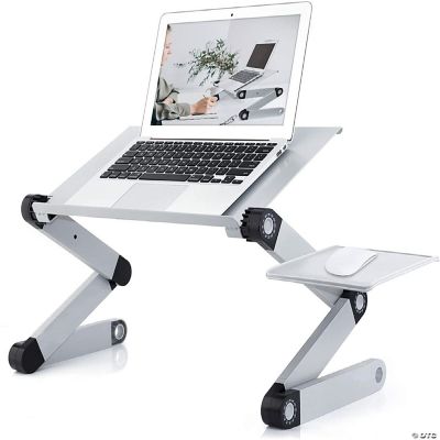 RAINBEAN Portable Lap Desk - Foldable Notebook Riser with Mouse Pad ...