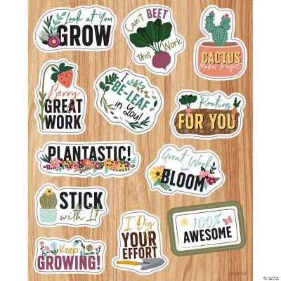 Carson Dellosa Education Grow Together Motivators Shape Stickers, 72 ...
