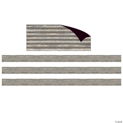 Teacher Created Resources Corrugated Metal Magnetic Border, 24 Feet Per ...