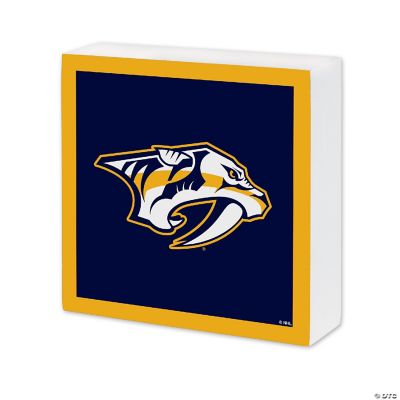 NHL Nashville Predators 6x6" Wooden Sign, Sports Decor Sign for Wall ...