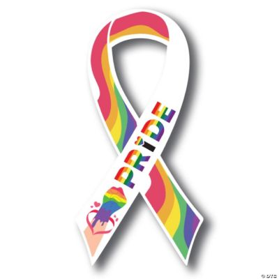 Magnet Me Up LGBTQ Gay Pride Ribbon in Support of LGBTQ Rights Magnet ...