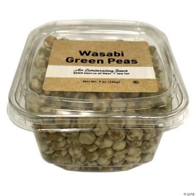 Woodstock - Green Peas Wasabi Tub - Case of 12-9 OZ | Oriental Trading