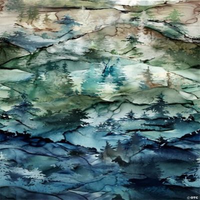 Quilt 108 in Wide Backing Northern Peaks Forest Ombre B25166-46 by ...