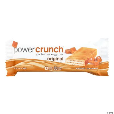 Power Crunch Bar - Original - Salted Caramel - 1.4 oz - Case of 12 ...