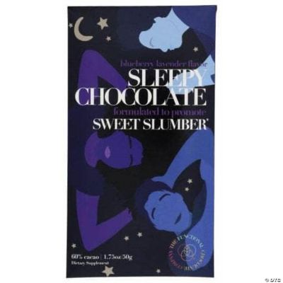The Functional Chocolate Co - Chocolate Bar Sleepy - Case of 12-1.75 OZ