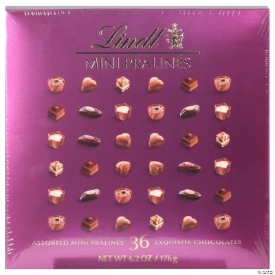 Lindt - Mini Pralines Magenta Bx - Case of 8-6.2 OZ | Oriental Trading