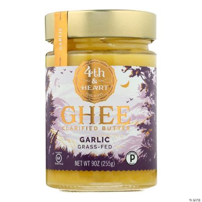 4th and Heart - Ghee - Garlic - Case of 6 - 9 oz | Oriental Trading