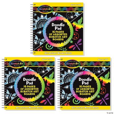 Melissa & Doug Scratch Art Doodle Pad, Pack of 3 | Oriental Trading