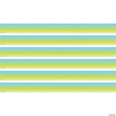 Teacher Created Resources Aqua and Lime Color Wash Straight Border Trim ...