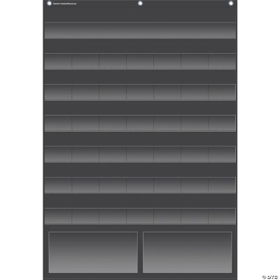 Teacher Created Resources Black Calendar Pocket Chart (25" x 36 ...