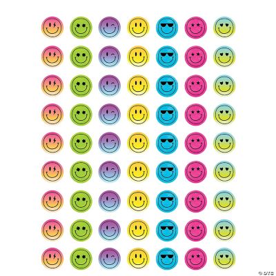 Teacher Created Resources Brights 4Ever Smiley Faces Mini Stickers, 378 ...