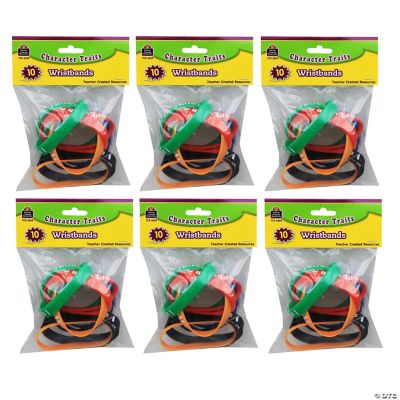 Teacher Created Resources Character Traits Wristband Pack, 10 Per Pack ...