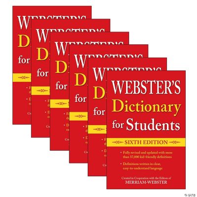 Merriam-Webster Webster's Dictionary for Students, Sixth Edition, Pack ...