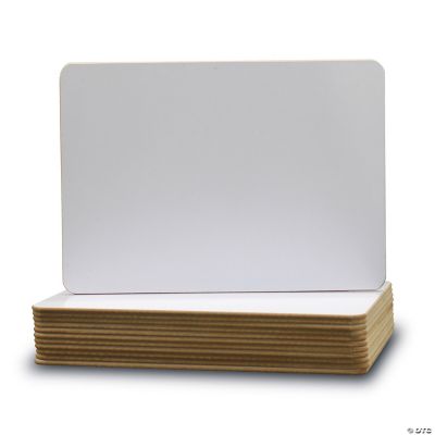 Flipside Products Double-Sided White Dry Erase Board, 5" x 7", Pack of ...