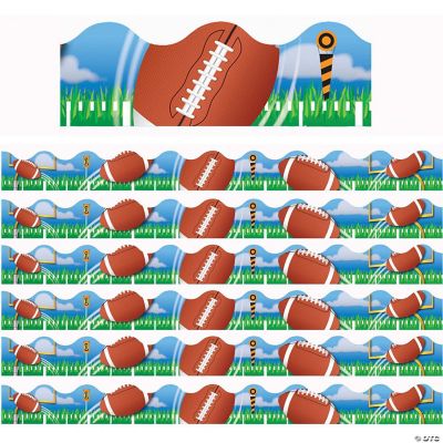 Eureka Football Deco Trim, 37 Feet Per Pack, 6 Packs | Oriental Trading