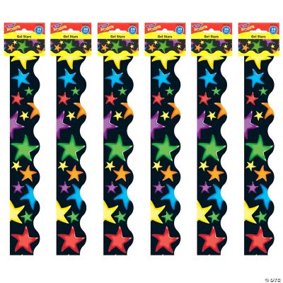 TREND Gel Stars Terrific Trimmers, 39 Feet Per Pack, 6 Packs | Oriental ...