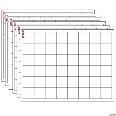 TREND Graphing Grid (Large Squares) Wipe-Off Chart, 17" x 22", Pack of ...