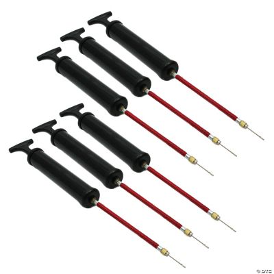 Martin Sports Hand Pump, 10" Plastic, Pack of 6 | Oriental Trading