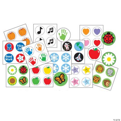 Creative Shapes Etc. 2880ct Incentive Stickers Seasonal Pack | Oriental ...