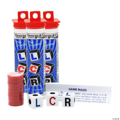 Koplow Games Left, Center, Right Dice Game, Pack of 3