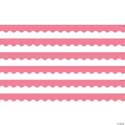 Teacher Created Resources Light Pink Scalloped Border Trim, 35 Feet Per ...